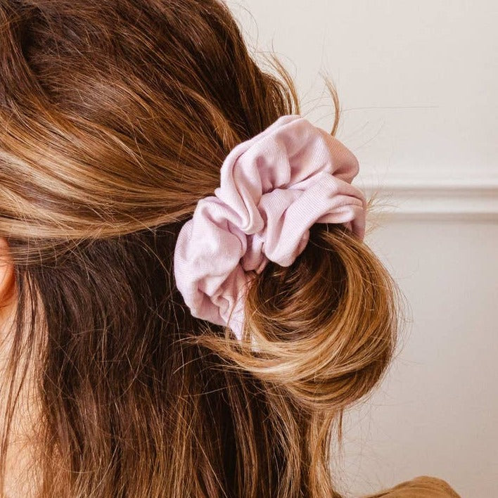 Blush Scrunchie | Mimi & August – Sunday Blooms