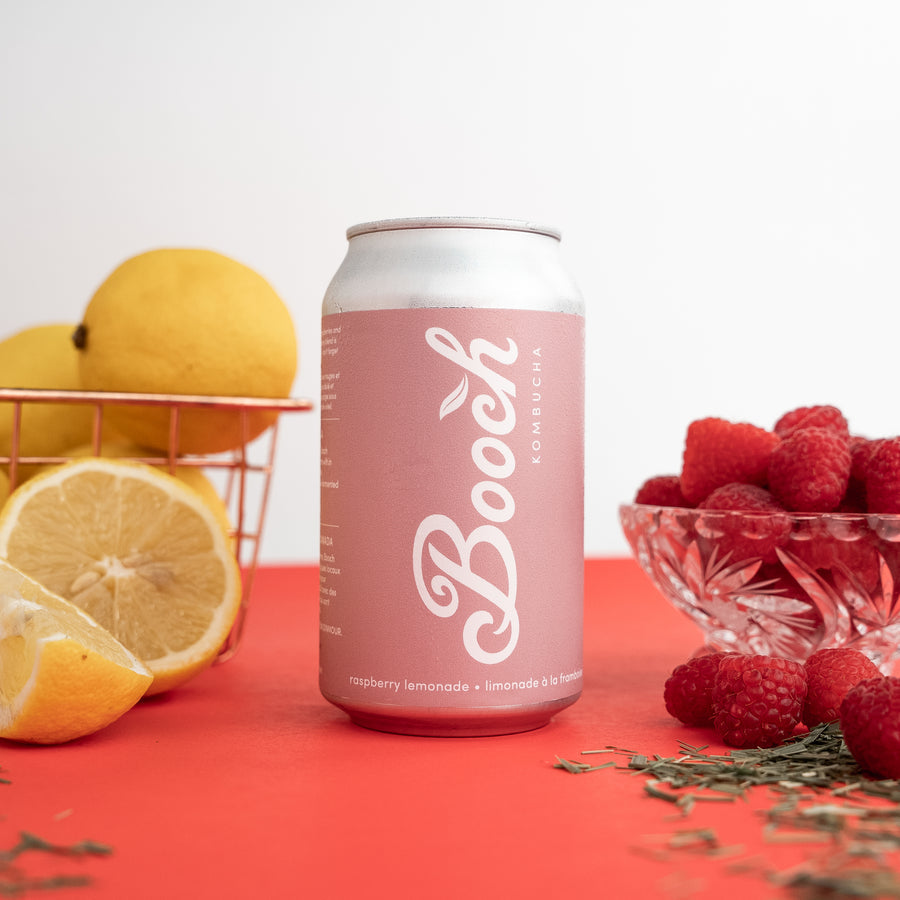Raspberry Lemonade Kombucha • Booch – Sunday Blooms