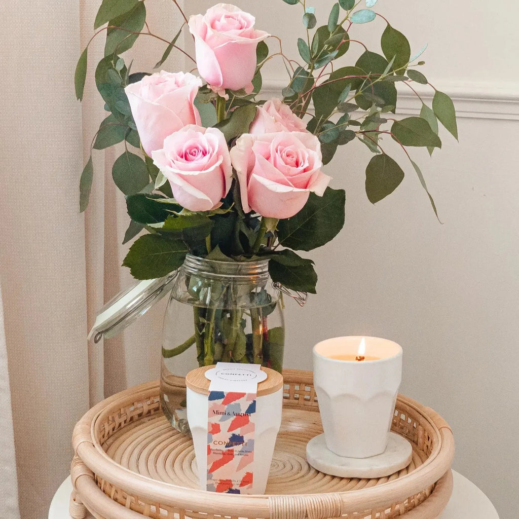 Confetti Reusable Candle – Sunday Blooms